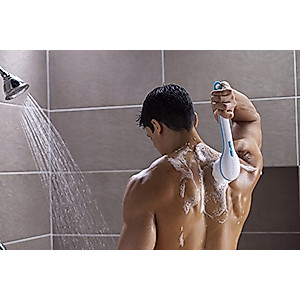 Spin Spa Body Brush with 5 Attachments, White, 1 Count