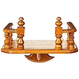 GABUR ThaiArtCraft Buddha Shelf Statue Stand Wall Rack Teak Wood Asian Style 10 Inches