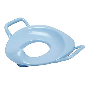 Primo 4-in-1 Complete Toilet Trainer & Step Stool, with Blue Seat, White