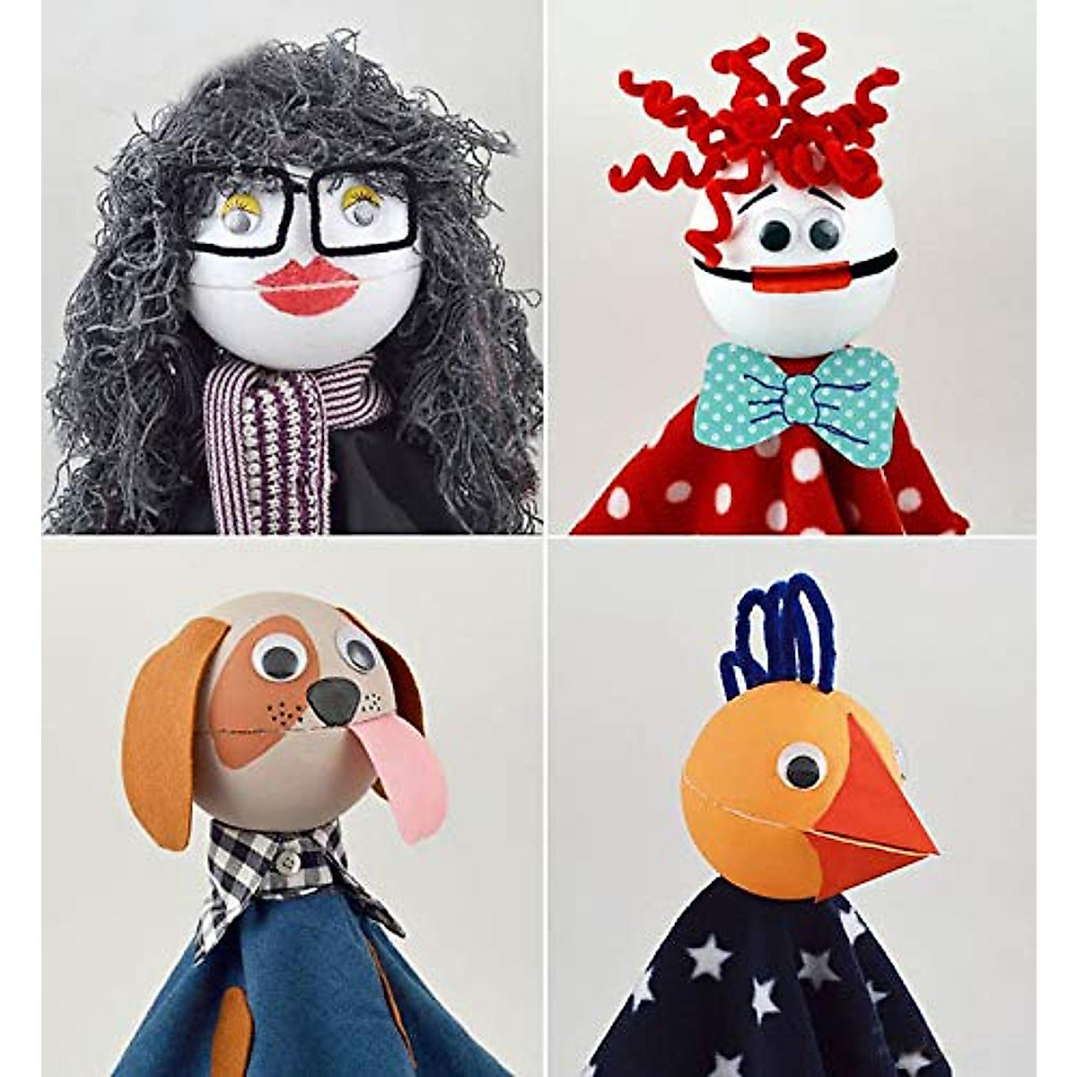 Crafare 40pc 3 Inch Craft Foam Balls Smooth for Holiday DIY Crafts Making and School Projects Decorations