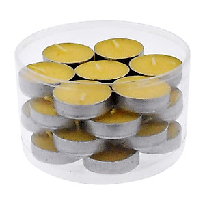 Mandala Crafts Tibetan Tealight Vanaspati Ghee Butter Lamp Candle Set for Meditation, Ceremonies, Rituals, Altars, Diwali; 28 Pack