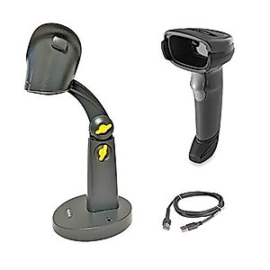 Clover Barcode Scanner, with Hands-Free Stand, USB Corded | for Clover Station and Mini (Zebra/Symbol DS2208) (Renewed)