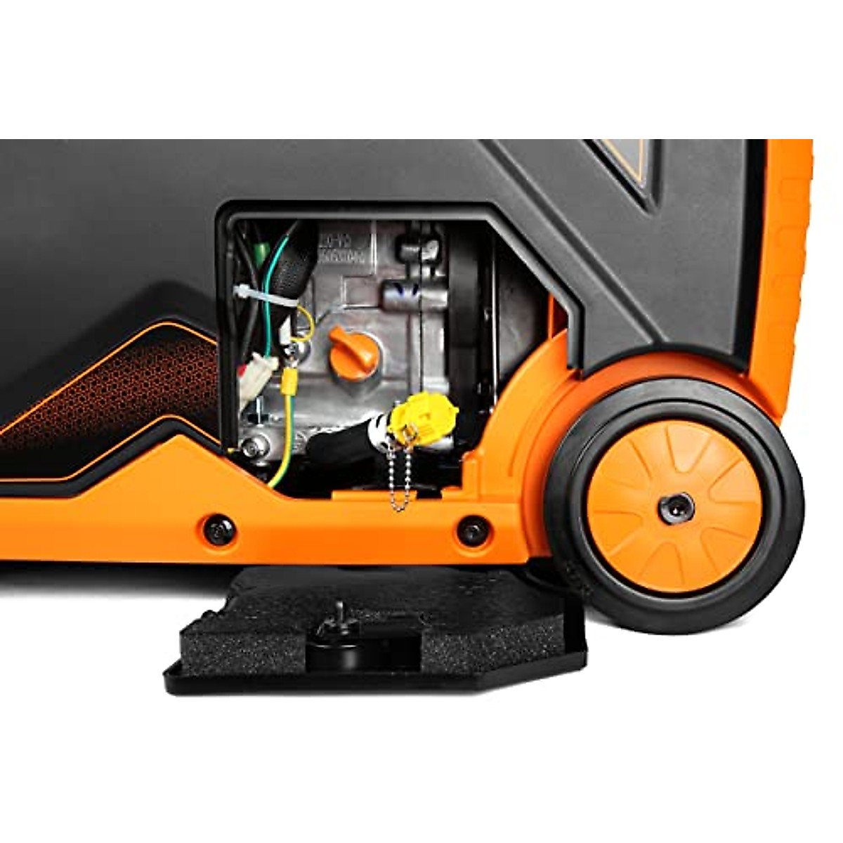 WEN 56450iX Dual Super Quiet 4500-Watt RV-Ready Portable Inverter Generator with Fuel Shut-Off and CO Watchdog Black