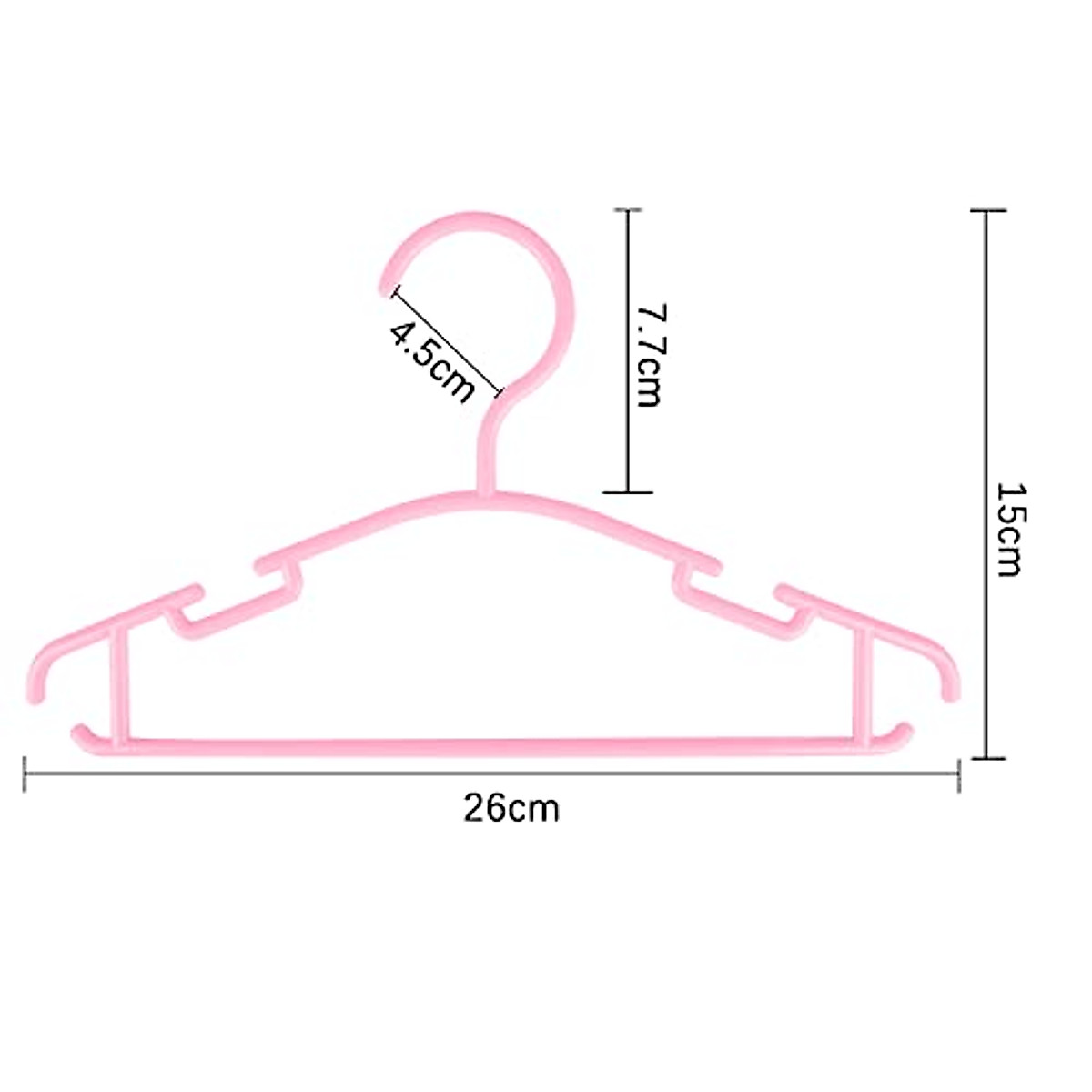 GoodtoU Kids Hangers Clothing Kids Plastic Hangers Bulk 60 Pack Toddler Clothes Hangers Infant Toddler Hangers for Closet