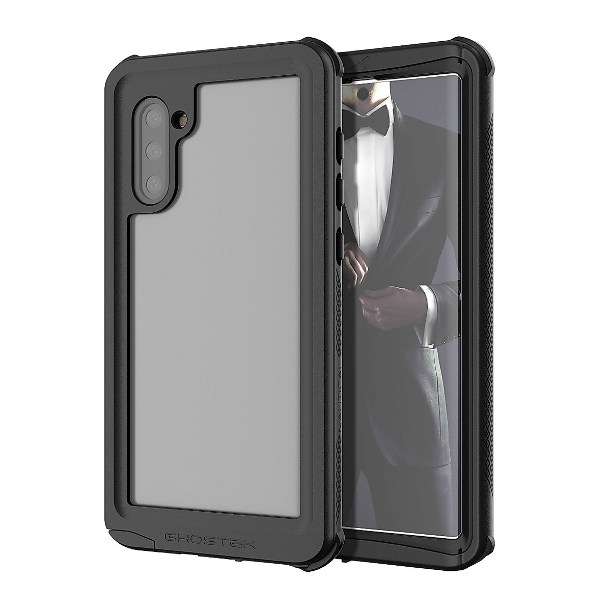 Ghostek Nautical Waterproof Galaxy Note 10 Case with Screen Protector Super Rugged Extreme Heavy Duty Protection Tough Full Body Underwater Watertight Seal for 2019 Galaxy Note 10 (6.3 Inch) - (Black)