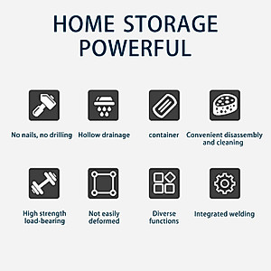 Tfulad Sponge Holder Over Faucet Kitchen Sink Caddy Organizer, Stainless Steel Faucet Rack for Soap, Shampoo, Shower Caddy Shelf，Scrubbers