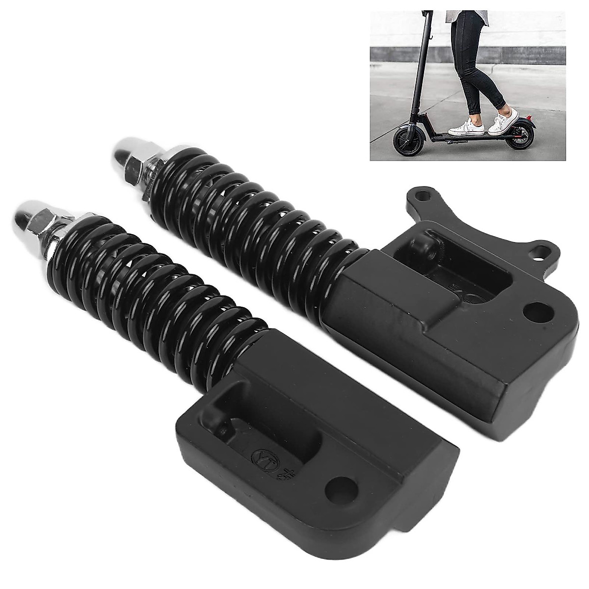 SUNGOOYUE 10inch Electric Scooter Front Fork Hydraulic Spring Shock Absorber Suspension for M4,for Kids, Teen & Adults. Adjustable Handlebar, Foldable Kick Scooter