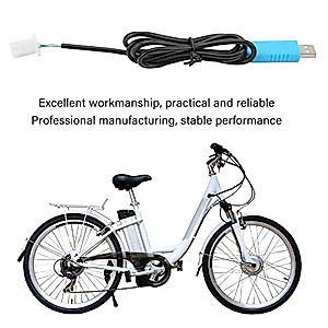 Kadimendium Electric Motorcycle USB Cable, Easy Operation Reliable High Accuracy Sensitive VOTOL Controller USB Cable for Motorbike