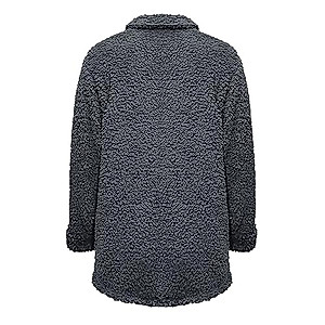 CHUOAND Women's Lapel Long Sleeved Coat,gifts for women under 5 dollars,coupons & promo codes,winter coats for girls sale,$1 stuff,women s winter coats sale