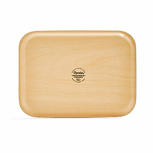 Spode Creatures of Curiosity Leopard Print Birch Tray, 10.6-Inch, Rectangular Serving Platter, Wood Server, Made with Birch Veneer, Dishwasher and Food Safe