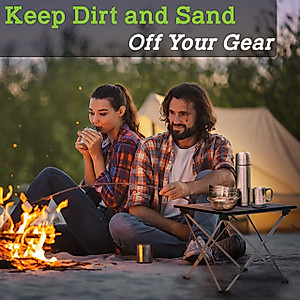 Outdoor 360 Small Camping Side Table 15x13x12” - Backpacking Table Lightweight - Folds up for Storage & Travel - Mini Nightstand - Foldable, Compact, Portable Camp Table