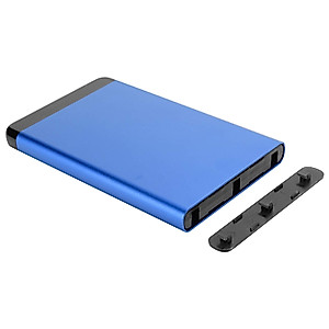 Wuqioei Portable 8TB External Hard Drive Portable HDD, Portable USB3.0 Floppy Drive 2.5 inch SSD/HDD SATA Disk Ultra-Thin Card Reader,Easy to Install,for Windows 10/7 / Vista/8 / XP/SE / 98(Blue)