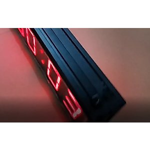 BESTLED Double Sided Semi-Outdoor LED Race Timing Clock 4" 6 Digits Countdown/up Timer 12/24 Hour Format