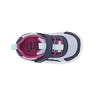 Stride Rite 360 Girls Carson Athletic Sneaker, Navy, 4 Toddler
