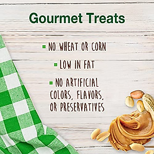 Nylabone Healthy Edibles Chewy Bites Dog Training Treats Peanut Butter 6 oz.