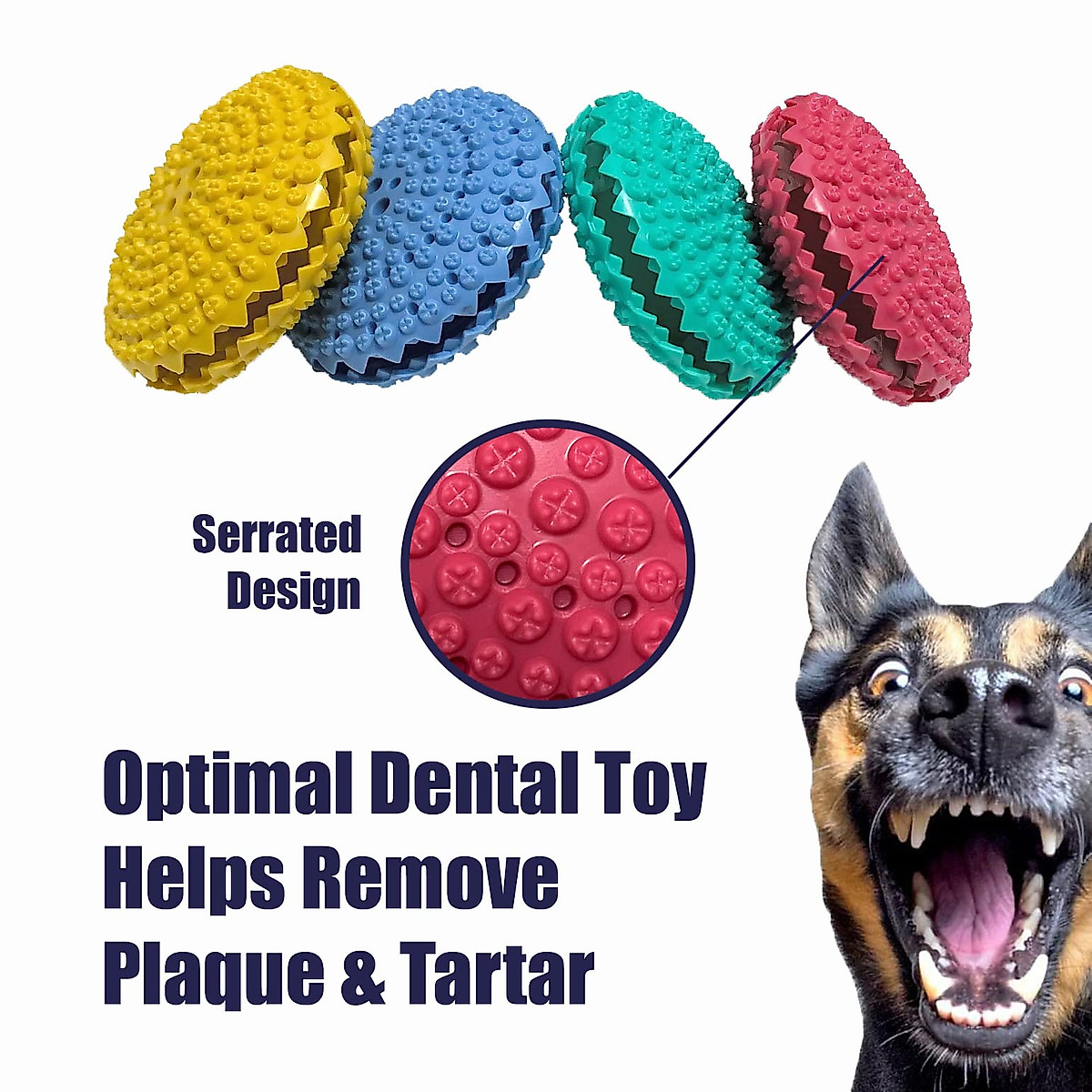 WSGP Interactive Dog Treat Dispensing Toy for IQ Training | Catch Fetch Toy with Bell Inside | Slow Feeder Toy for Cats and Small Dogs | Dental Chew Toy BPA Free for Pet Teeth Cleaning (Yellow)