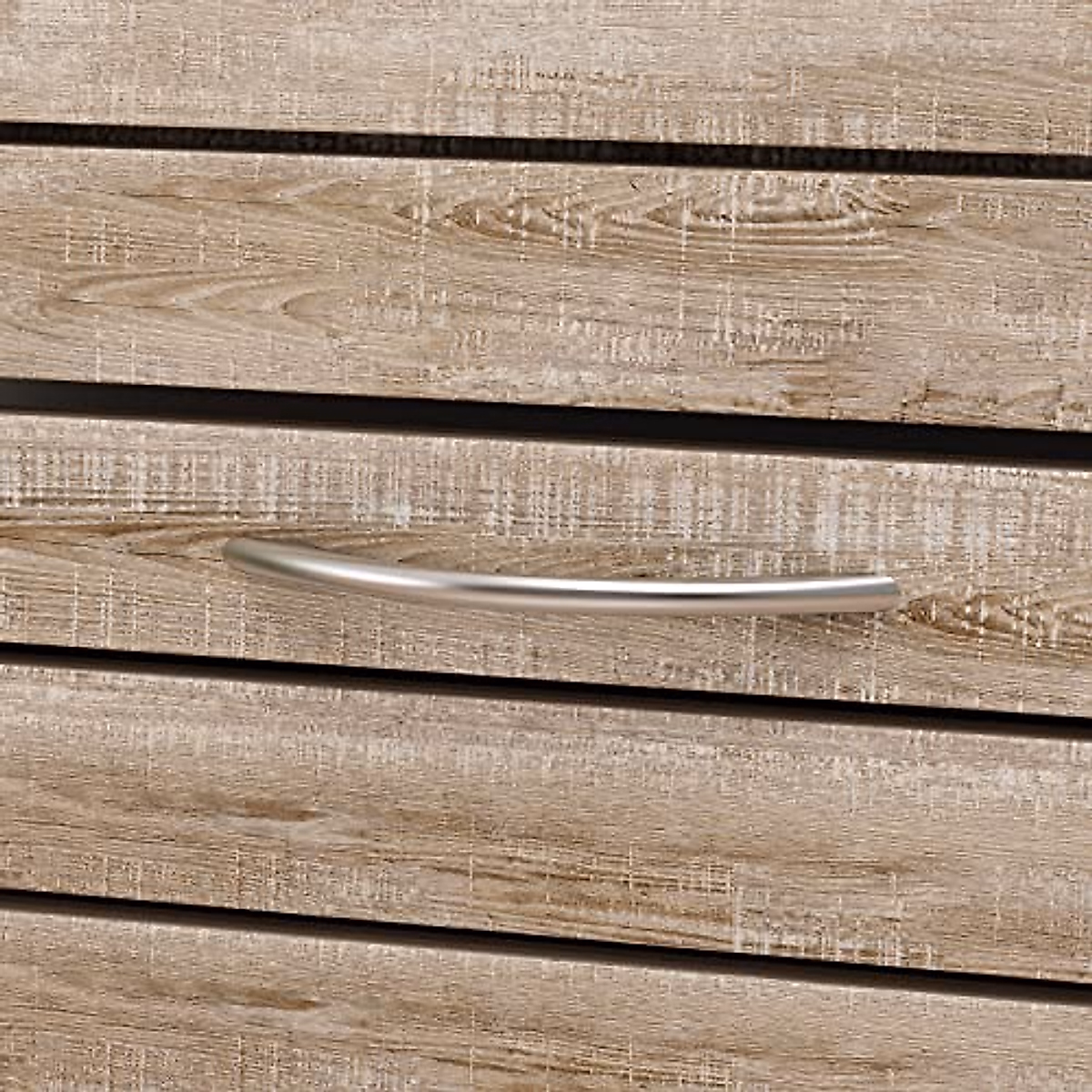 Homsee Modern Shoe Storage Cabinet with 2 Flip Drawers & Louver Doors, Wood 2-Tier Shoe Rack Storage Organizer for Entryway, Hallway & Bedroom, Brown (22.4”L x 9.4”W x 29.5”H)