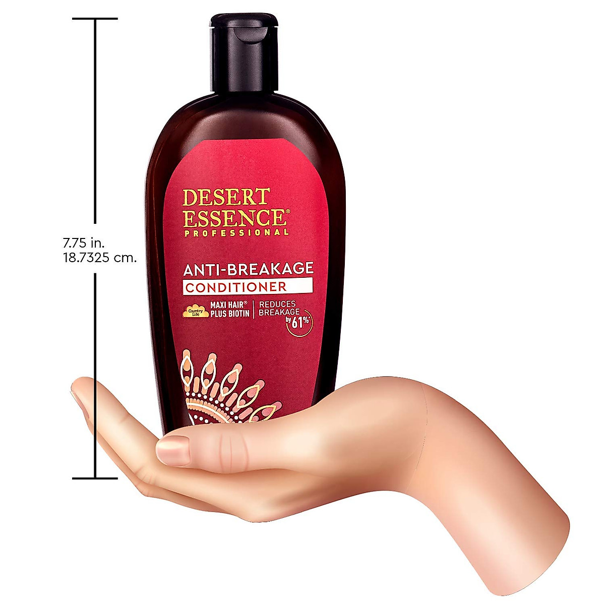 Desert Essence Maxi Hair Plus Biotin Anti-Breakage Conditioner - 10 Fl Oz - Jojoba & Coconut Oils - Promotes Breakage Reduction