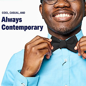 John William Clothing Bow Ties for Men - 100% Silk Self-Tie Bow Tie for Tuxedo & Wedding