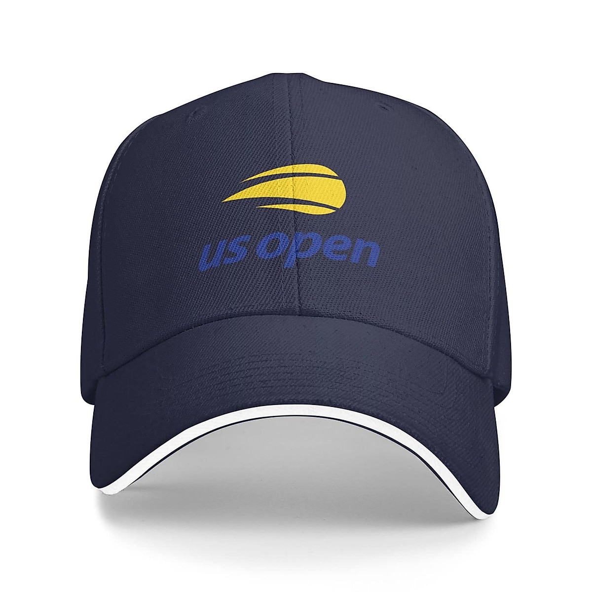 Us Open Tennis 2023 Sandwich Cap Unisex Classic Baseball Capunisex Adjustable Casquette Dad Hat Navy Blue