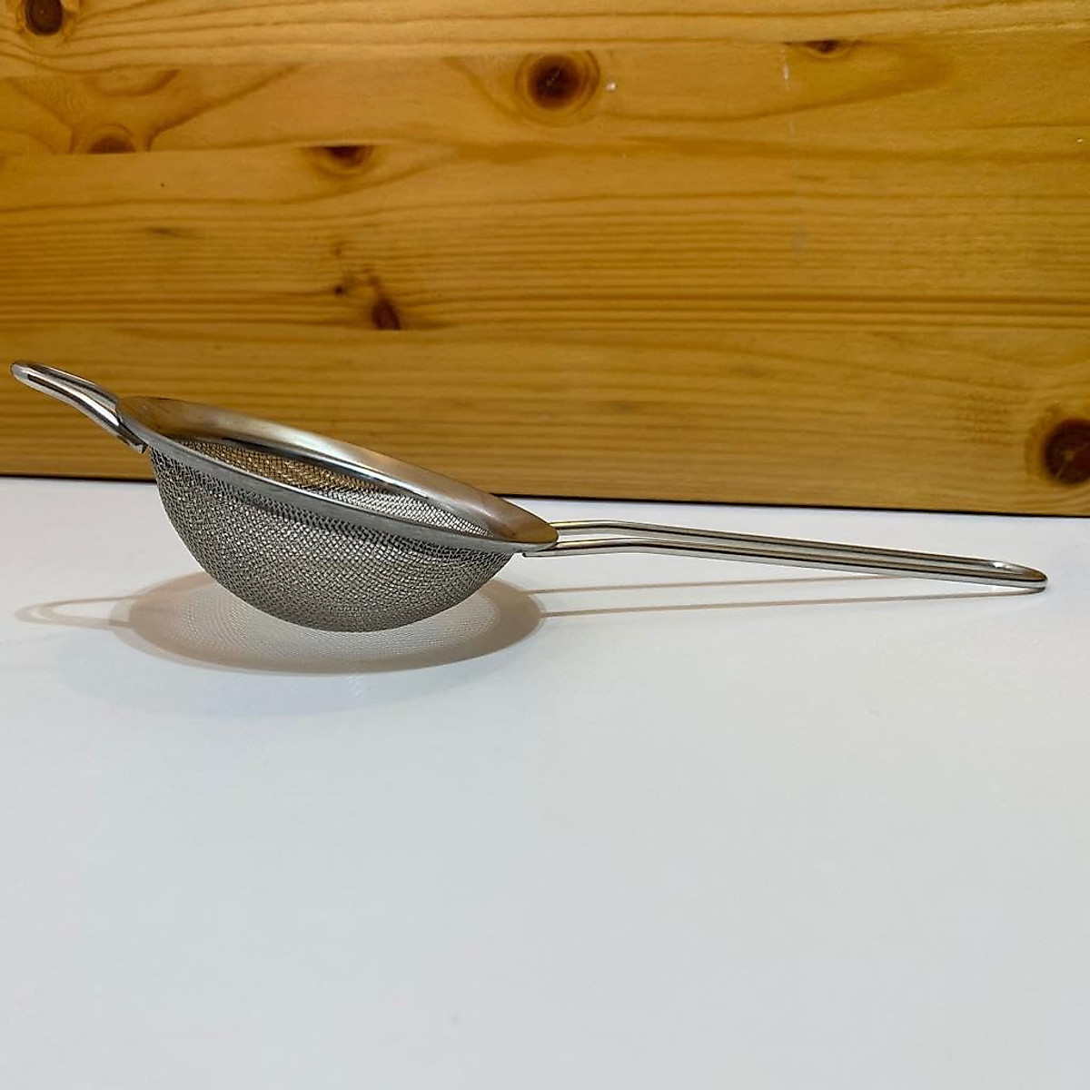 AHASON'S Fine Mesh Sieve Strainer,Premium Stainless Steel 8cm / 3.15 Inch with Durable Metal and Sturdy Handle,Excellent for Sifting Flour Pastas Rice Tea