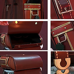 Cosplay Bag Backpack Travel Bag Role Play Costume Accessories Props with Plush Toy