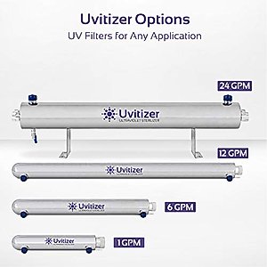 Uvitizer Ultraviolet Bulb UV Light – 10” UV-C Bulb – for Under Sink and Reverse Osmosis UV Water Filtration Systems – 1 GPM