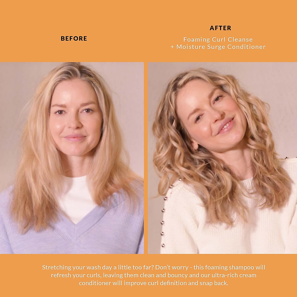 Vicious Curl Foaming Curl Cleanse and Moisture Surge Conditioner Kit – Clarifying Shampoo and Deep Conditioner for Curly Hair – Color-Safe, GMO-Free, with Amino Acids, Proteins & Superfruits (10 oz)