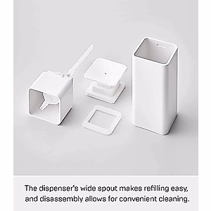 Yamazaki Home Tower One Handed Dispenser - Abs Plastic - 8.5 Fluid Oz., 250 Milliliters