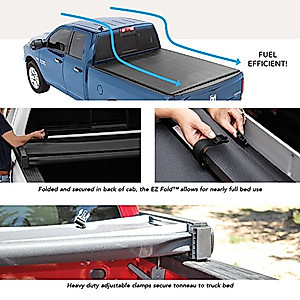 Bestop 1606101 EZFold Soft Tonneau Cover for 1987-2004 Dakota Quad Cab - 6.5 Ft Bed