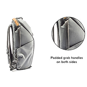 Peak Design Everyday Backpack Zip 15L Ash, Carry-on Backpack with Laptop Sleeve (BEDBZ-15-AS-2)