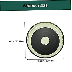 Zerodeko 4pcs rotatable Tray Fridge Organizers and Storage Clear Round Makeup Organizer Tray Tabletop Rotating Utensil Holder Skin Care Product Holder Seasoning to Rotate The pet Spice Rack