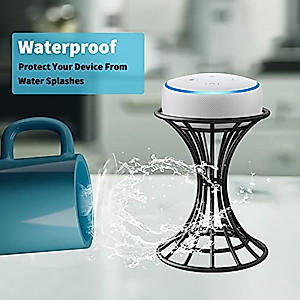 Hangcheng Smart Speaker Table Stand for Echo Dot 5nd/4rd/3th/2th Gen, Echo 4nd/3rd/2th Gen, Echo Glow, Homepod Mini and Google Home Mini/Nest Mini,Desktop Holder Protect Smart Speaker