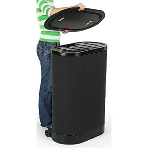 Displays2go Trade Show Display Booth, Straight 88 Inch Wall - Hook & Loop Fabric Panels (TEPUV8KS)