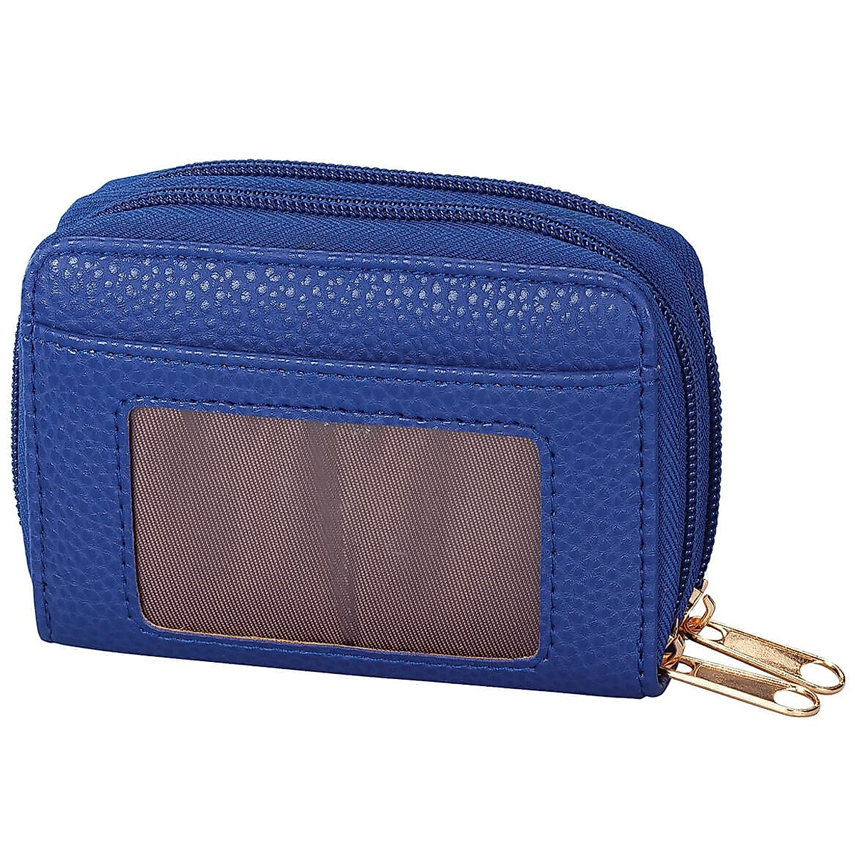 Fox Valley Traders RFID Zip Around Wallet, Blue