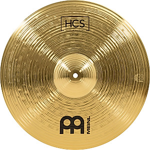 Meinl 18” Crash Cymbal – HCS Traditional Finish Brass for Drum Set, Made In Germany, 2-YEAR WARRANTY (HCS18C)