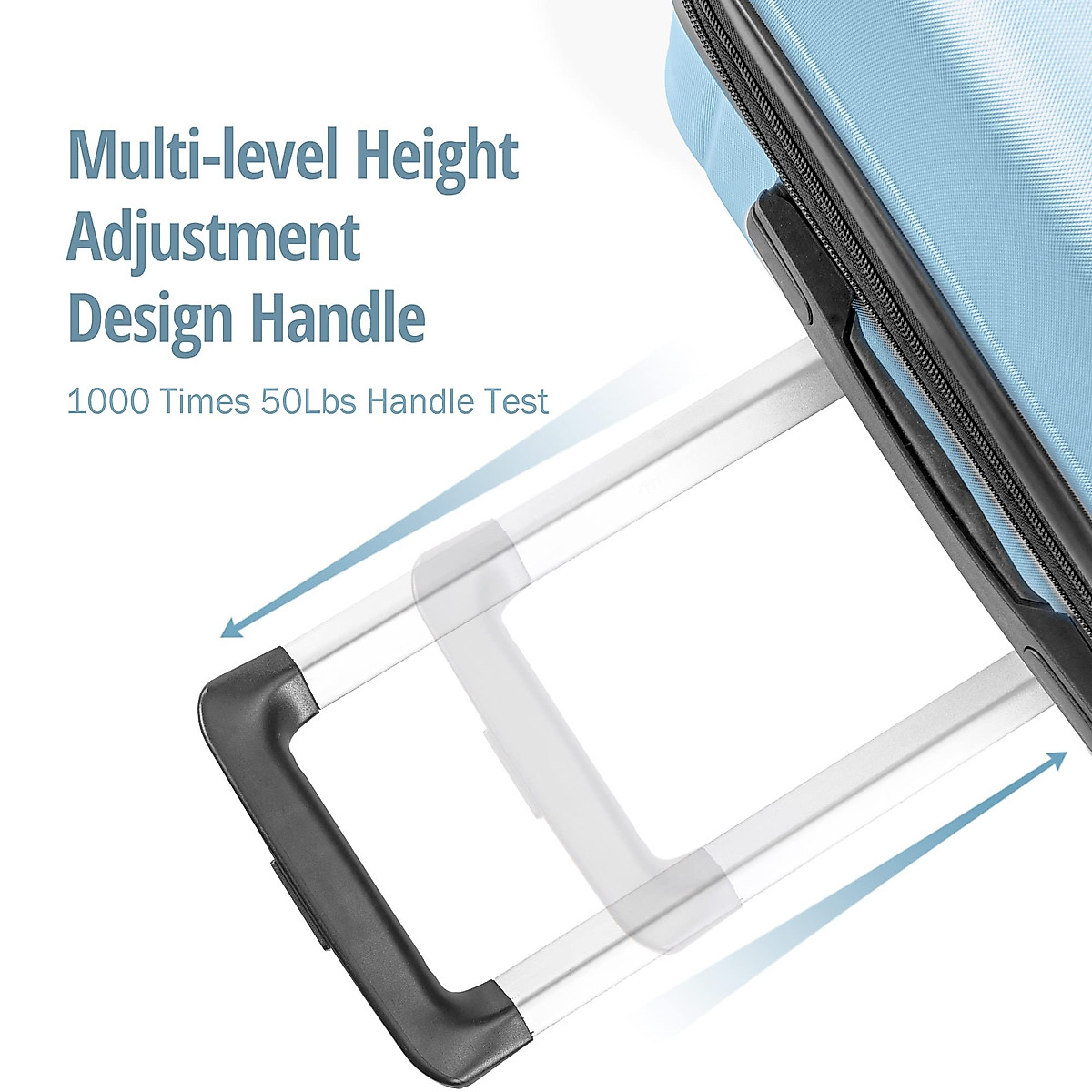 Merax Luggage Sets 2 Piece Suitcase Set 20/28,Carry on Luggage TSA Lock Expandable,Hard Case Luggage with Spinner Wheels,Blue