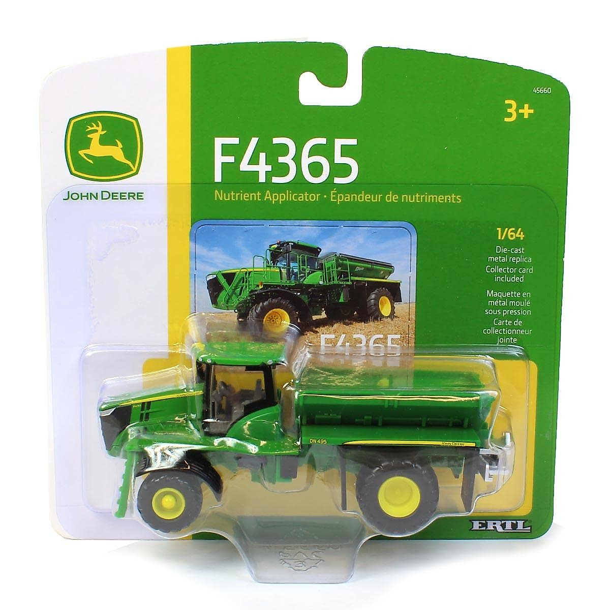 John Deere 1/64 F4365 Dry Spreader Toy