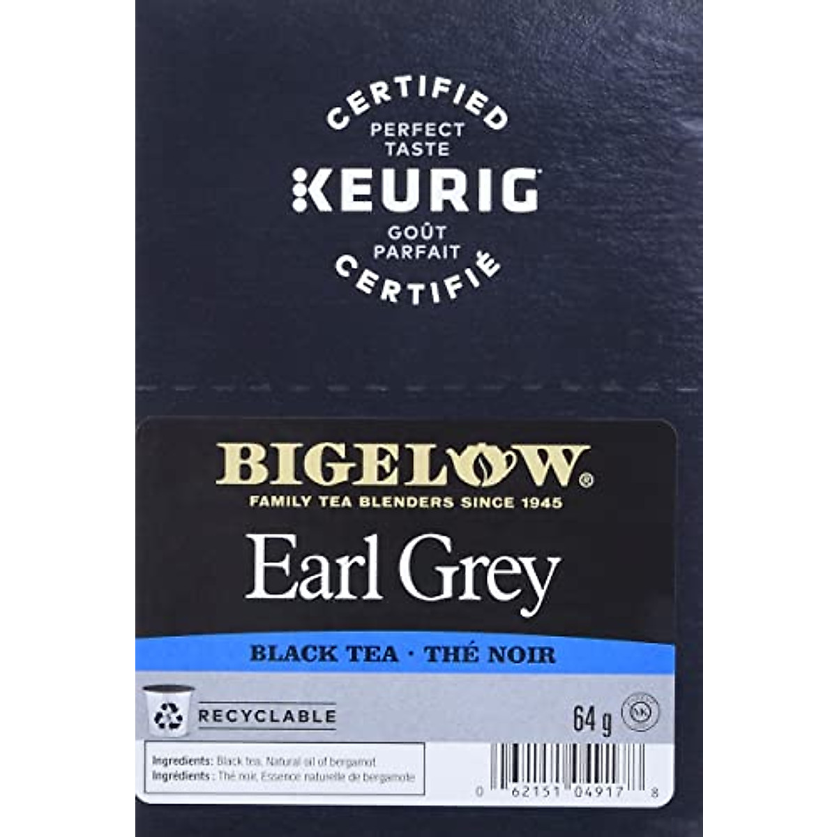 Bigelow Earl Grey Tea, 24-Count K-Cup Portion Pack for Keurig Brewers