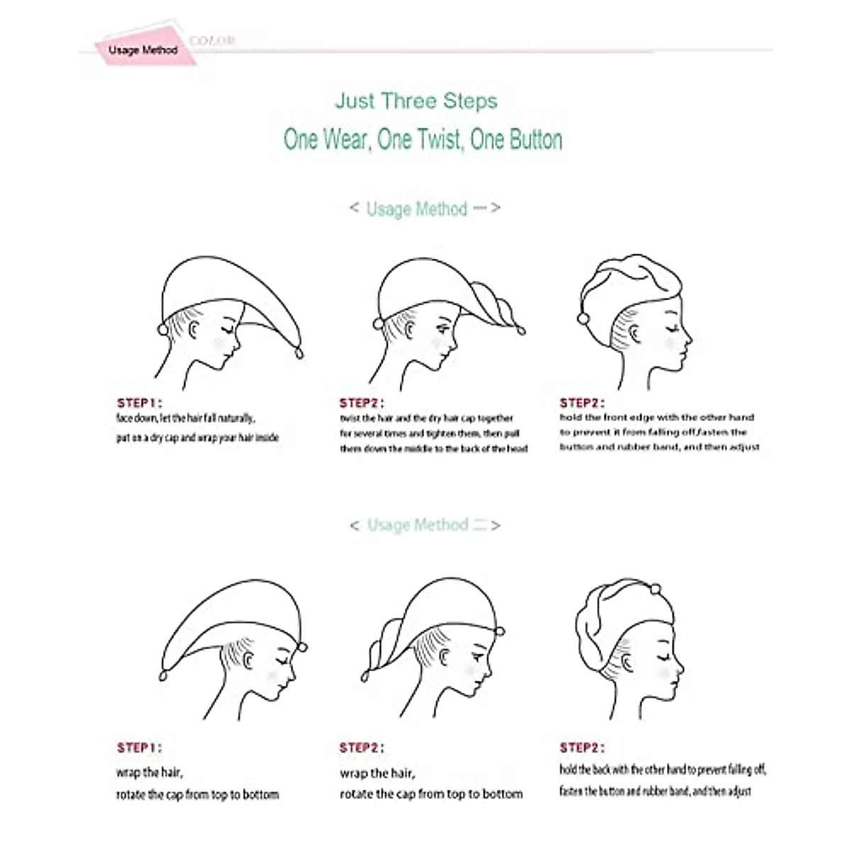 Afahok Microfiber Hair Towel Wrap for Women 10 Inch X 26 Inch Super Absorbent Quick Dry Hair Turban for Drying Hair Wrap Towels for Curly Hair Women Anti Frizz(Purple)