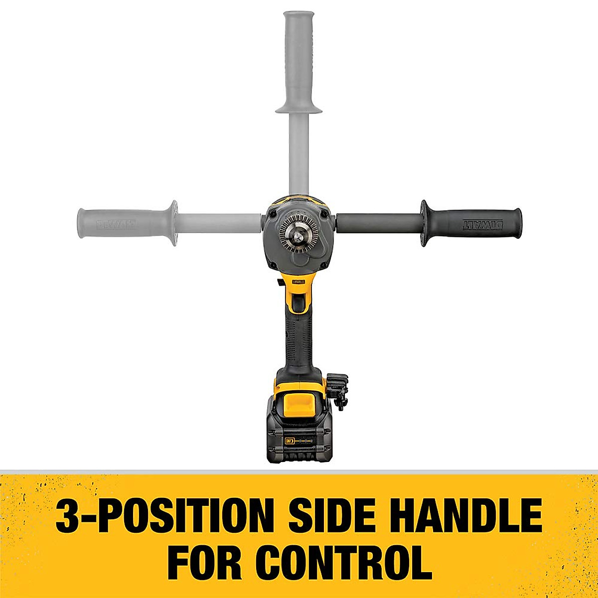 DEWALT 60V MAX* Cordless Drill For Concrete Mixing, E-Clutch System (DCD130T1)