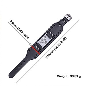 TURTLEDOVE Viking Bracelet Celtic Fox - Freya Cat in Triquetra Trinity Knot - Pagan Jewelry of Talisman