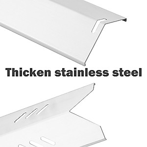 B0212-040 Heat Plates Grill Parts for Blue Rhino 3 Burner Grill Replacement Parts GBC1932L GBC1793W RevoAce Grill Parts Heat Tent 55-24-198 GBC1706W GBC1705WV Heat Shield BBQ Grill Accessories