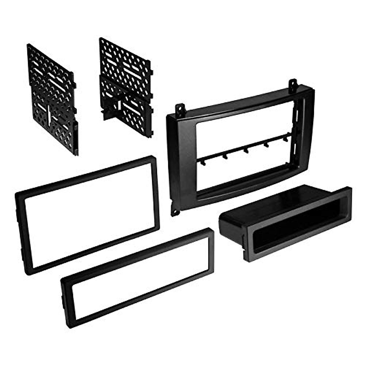 Carxtc Stereo Install Dash Kit Single and Double Din Fits Mercedes-Benz Sprinter 2007-2018