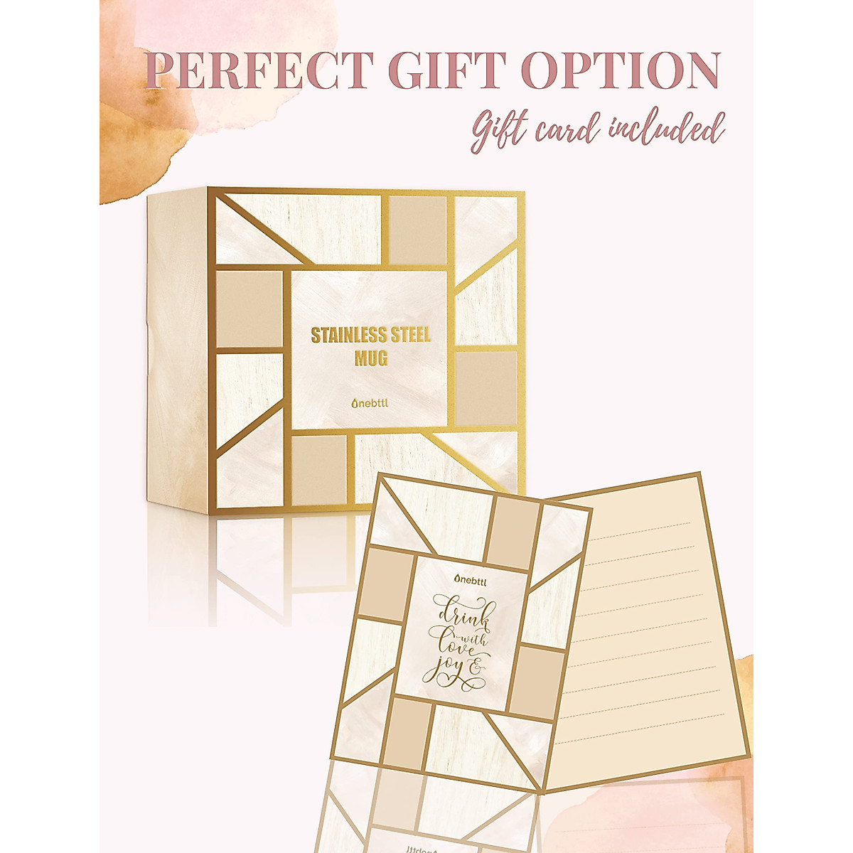 Onebttl Grandma Christmas Gifts, Insulated Stainless Steel Coffee Mug with Lid and Handle, Birthday, Mother's Day gifts, Shimmering Purple, (12 oz) Best Grammy Ever, Grammy gifts