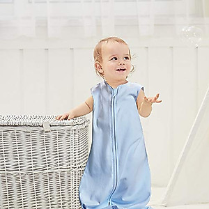 Yoofoss Baby Sleep Sack Wearable Blanket 100% Cotton 3 Pack Baby Sleeping Bag Soft and Comfortable (Large)