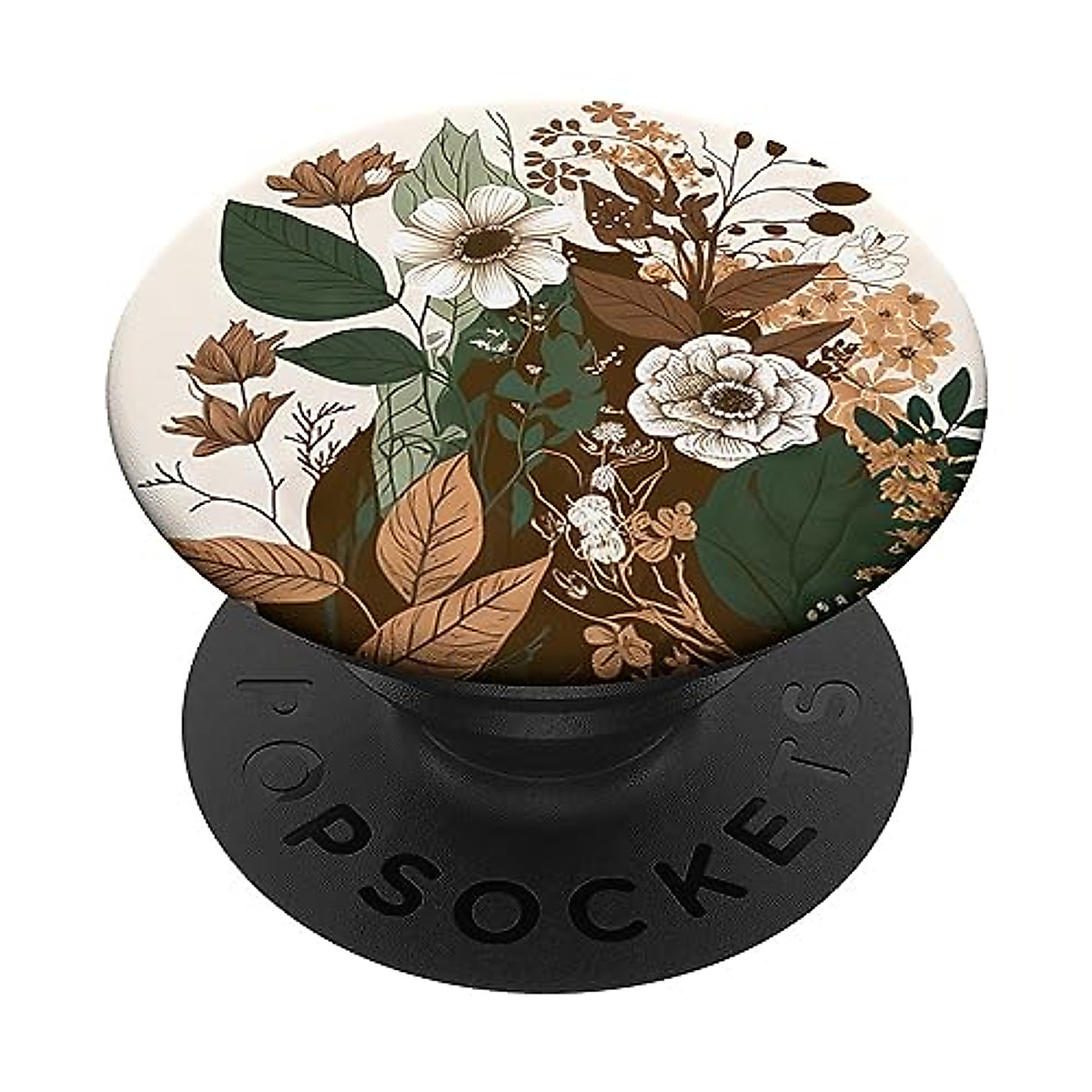 Floral Foliage Flower Botanical Nature Vegetation Flowery PopSockets Standard PopGrip