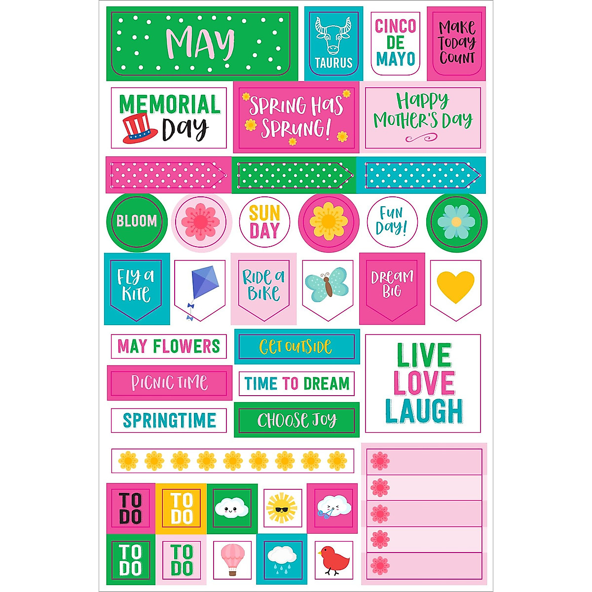 Essentials Month By Month Planner Stickers (set of 475 stickers)