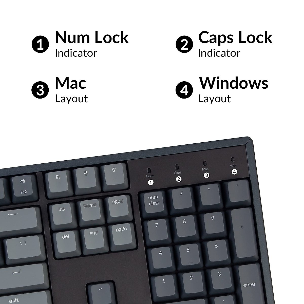 Keychron K10 Full Size 104 Keys Bluetooth Wireless/USB Wired Mechanical Gaming Keyboard for Mac with Gateron G Pro Brown Switch/RGB Backlight/Multitasking Computer Keyboard for Windows, Aluminum Frame
