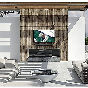 Furrion Aurora - Partial Sun Series 43-Inch Weatherproof 4K Ultra-High Definition LED Outdoor Television with Auto-Brightness Control for Outdoor Entertainment - FDUP43CBR